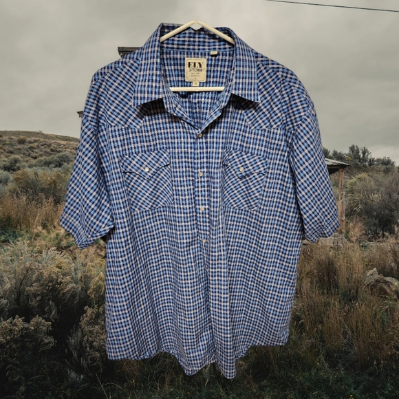 Ely Cattleman | Shirts | Mens Ely Cattleman Pearl Snap Western Shirt ...